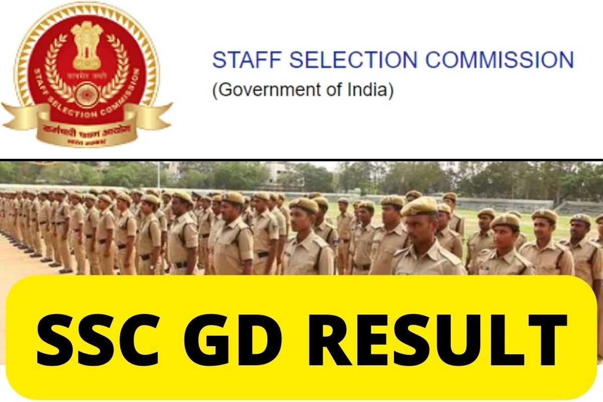 SSC GD Result 2022 Ssc nic in GD Constable Merit List Cut Off Marks SSC GD Result 2022 Ssc nic in GD Constable Merit List Cut Off Marks
